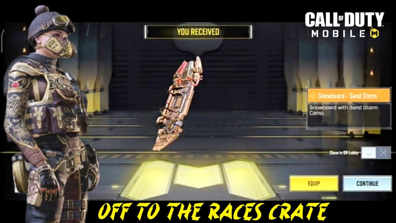 Off to the Races Crate | Legendary Snowboard - "Sand Splitter" and ...