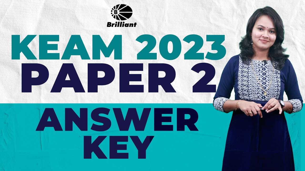 KEAM 2023 | Paper - 2 Mathematics | Answer Key - YouTube