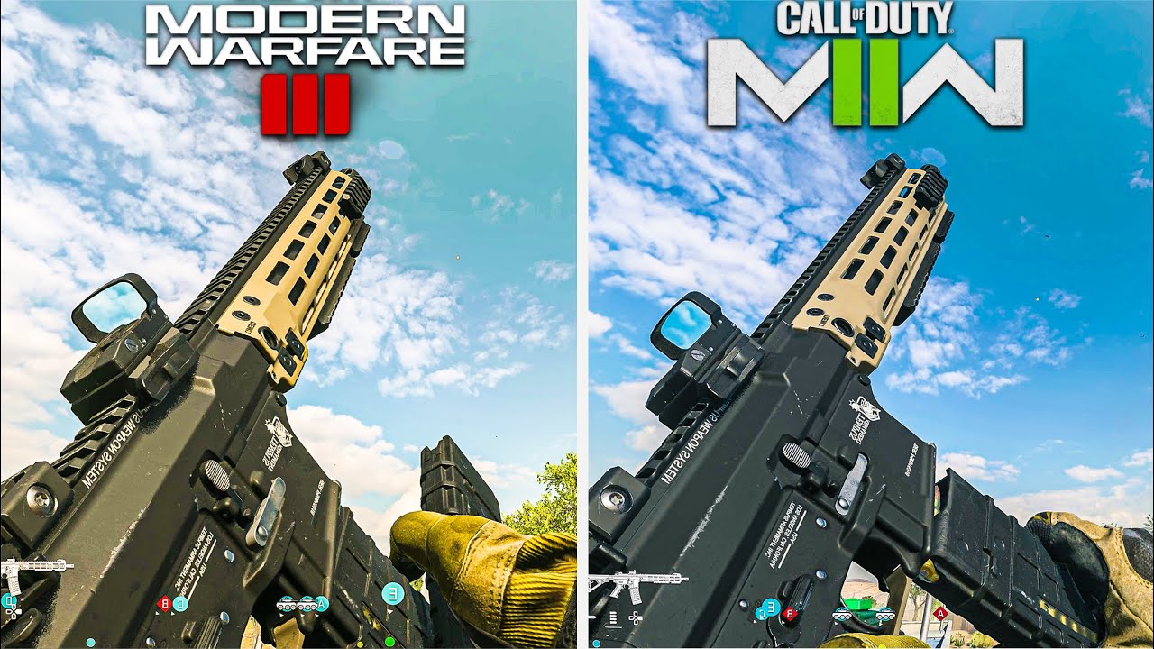 Call of Duty Modern Warfare III VS Call of Duty Modern Warfare II ...