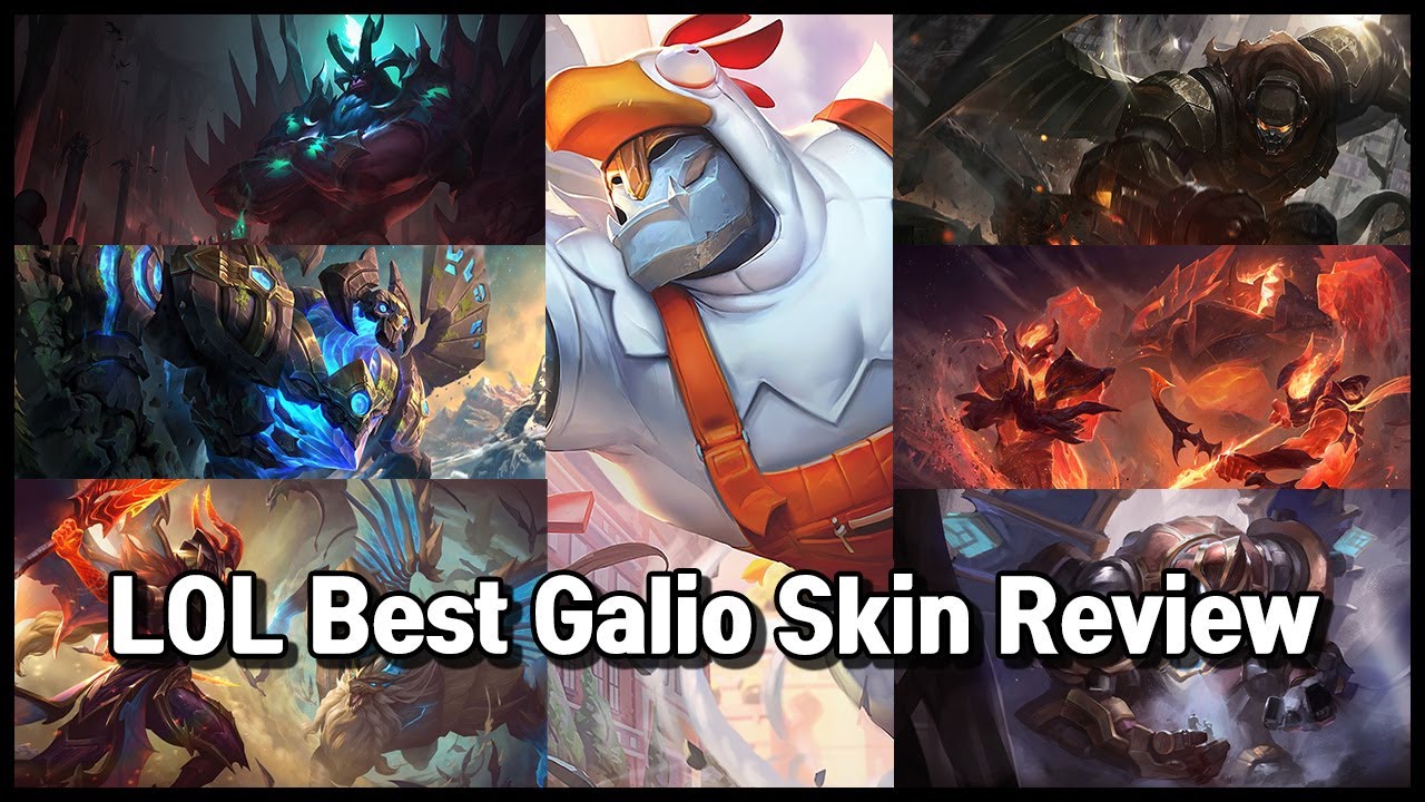 LOL Best Galio Skin Review - YouTube