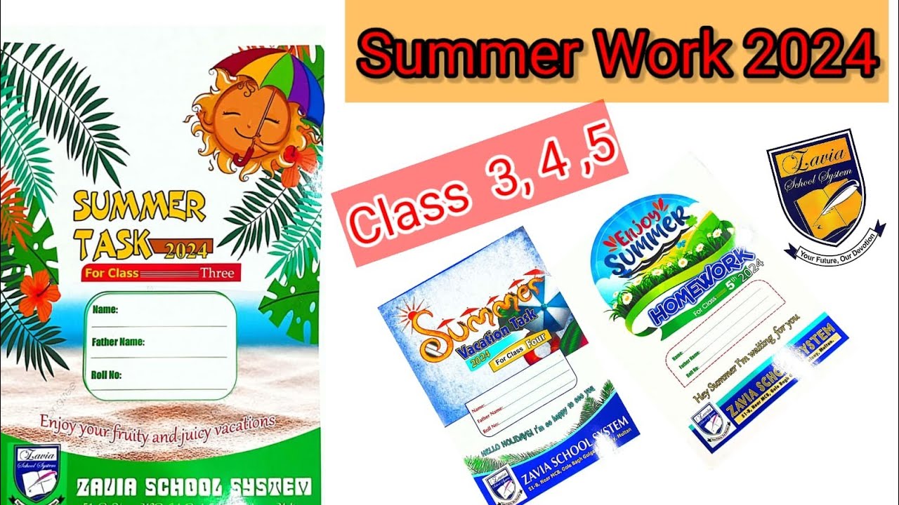 2024 How to do SUMMER TASK - YouTube