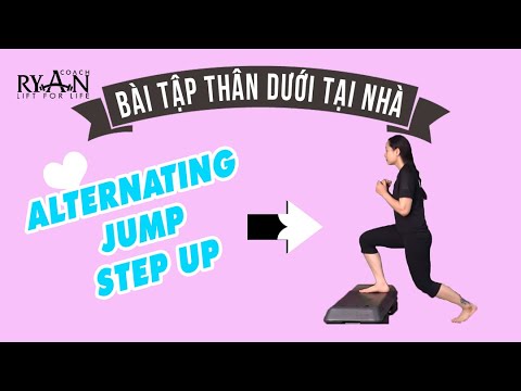Hướng dẫn tập Alternating Jump Step Up - YouTube