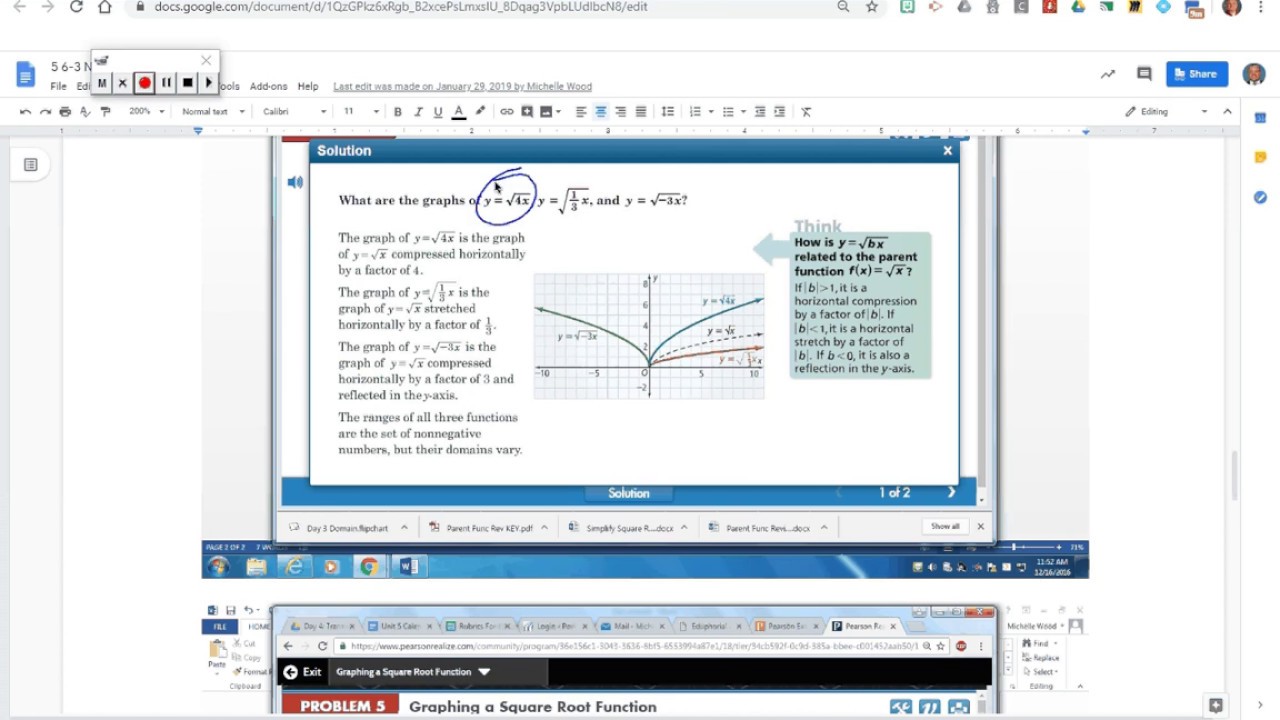 Algebra 2 | Unit 6 - Radicals (Day 5c) - YouTube