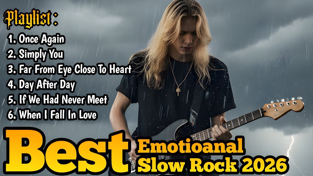 BEST EMOTIONAL SLOW ROCK SONGS 2026 | Relaxing | Dramatic | Melancholic ...