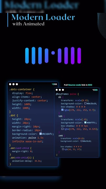🚀 Modern Loader Animation | HTML5 & CSS3 Tutorial🚀||#shorts #shortvideo #loadinganimation # ...