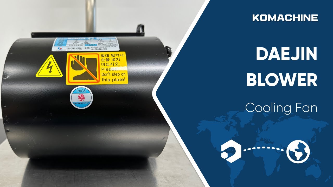 DAEJIN BLOWER / Cooling Fan (DISD-160-SS-3550A14) / INV-03693 - YouTube