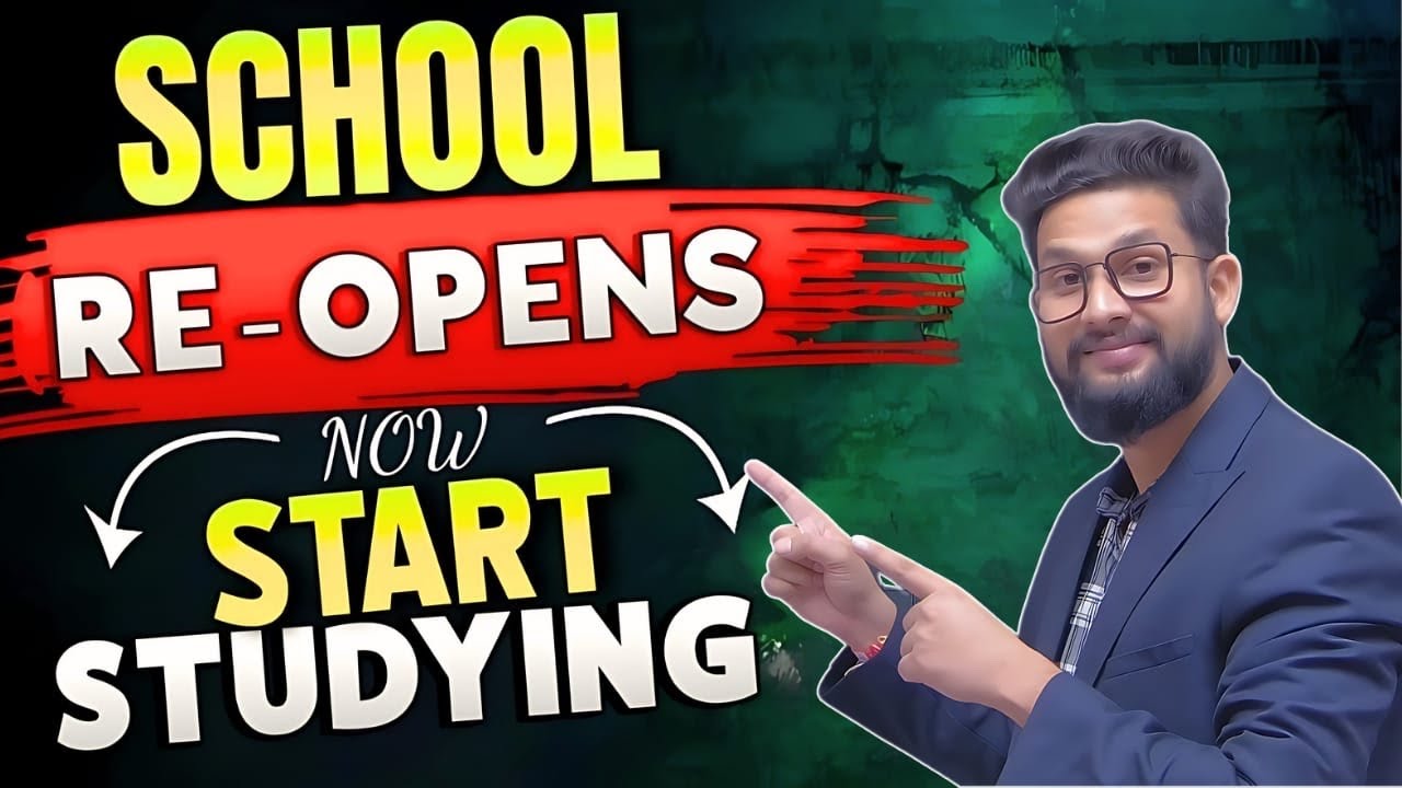 SCHOOL RE-OPENS NOW START STUDYING EFFECTIVELY | JR TUTORIALS | - YouTube