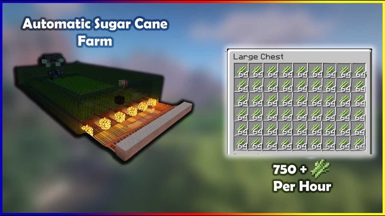 How to Build a Sugar Cane Farm - 750+ Sugar Cane Per Hour - 1.15/1.16 ...