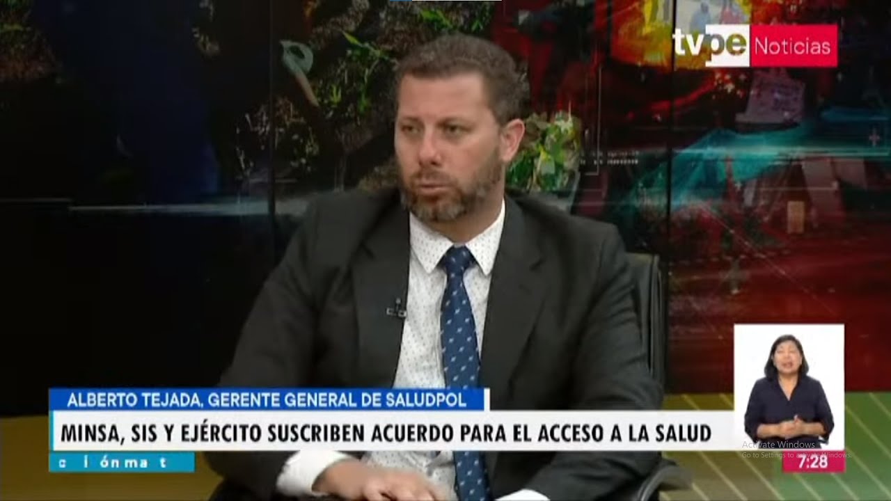 Noticias Edición Matinal | Alberto Tejada, gerente general de Saludpol - 21/02/2023 - YouTube