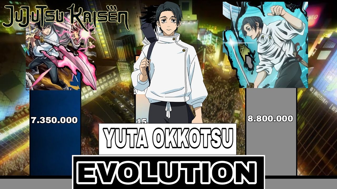 Yuta okkotsu Power Level Evolution Jujutsu kaisan Power Level (jjk ...