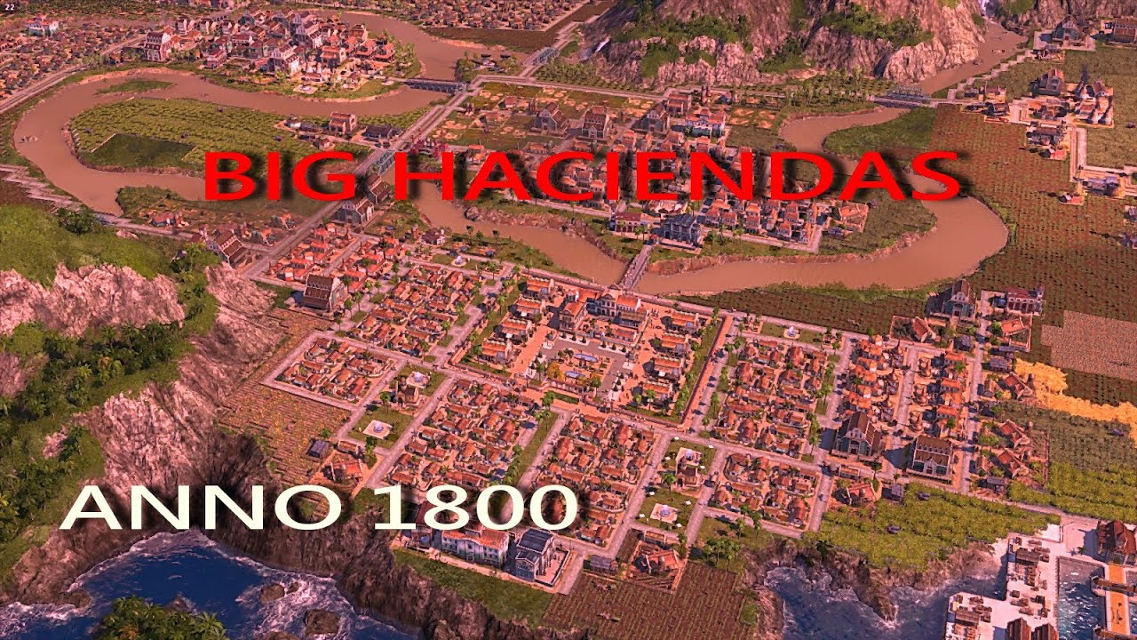 Anno 1800 New World Haciendas Building Timelapse ╴About Coffee and Rum ...