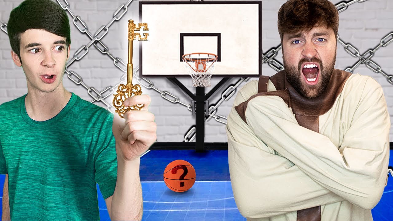 I Turned a Basketball Court Into an Escape Room!! - YouTube