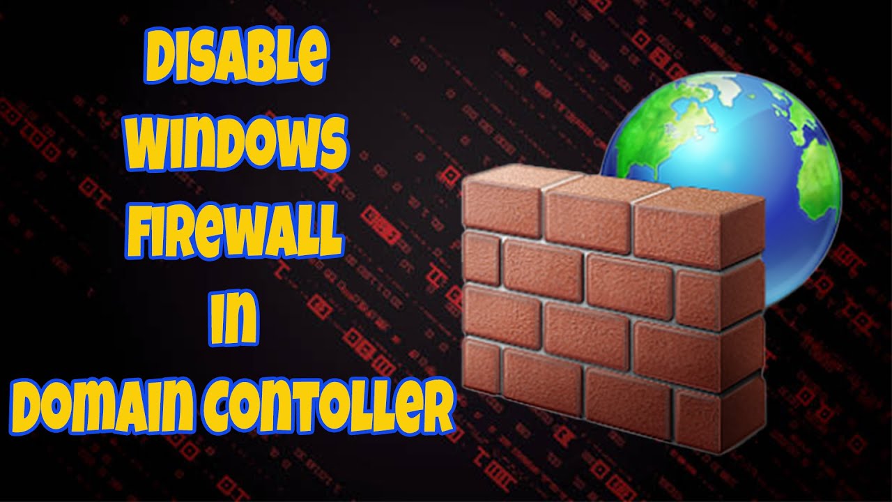 Domain Controller Firewall Off? 😱 Be Careful! - YouTube