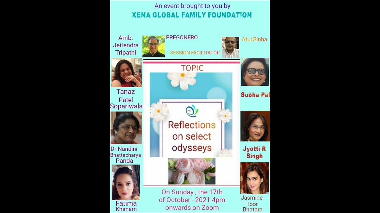 Reflections on Select Odysseys II XGFF II 17th October, 2021 - YouTube