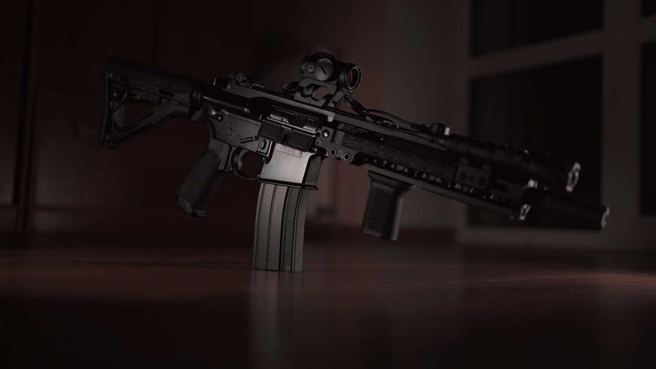Airsoft GBBR AR-15 Geissele Mk8 Build Edit - YouTube