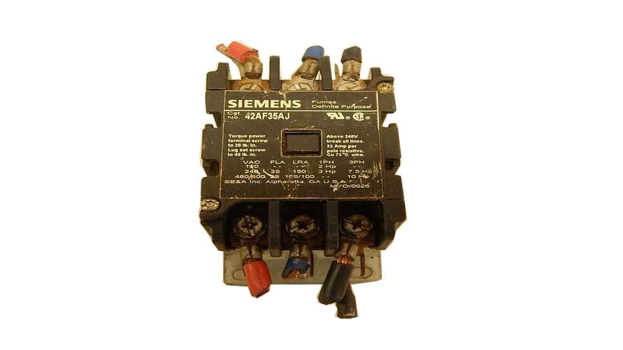 Siemens 42AF35AJ Contactor Repairs - YouTube