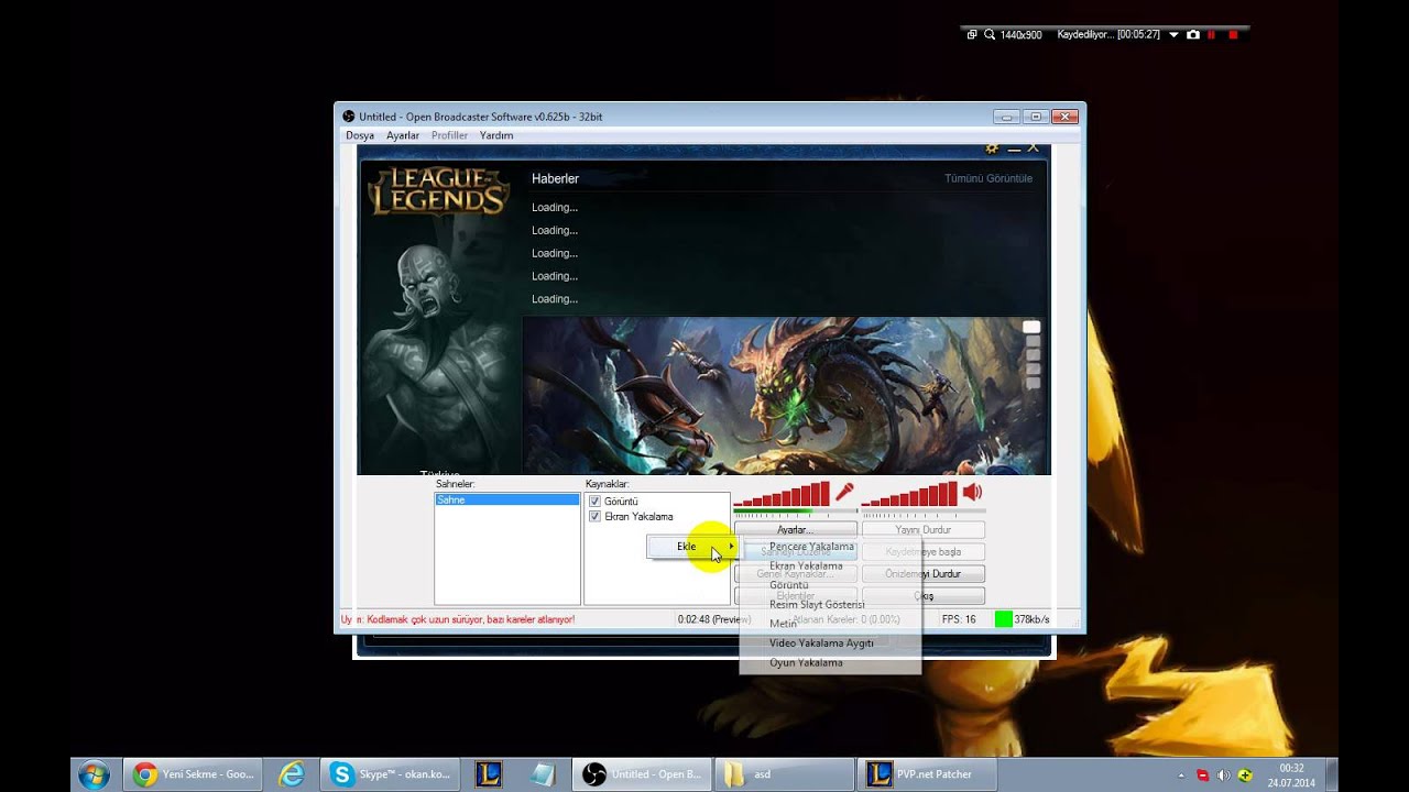 Twitch.Tv yayın yapmak, Open Broadcaster Software kullanımı (obs) - YouTube