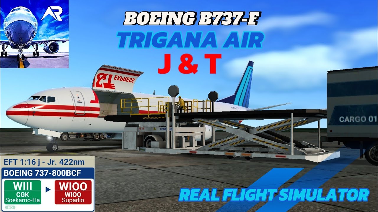 RFS~Jakarta - Pontianak | Trigana Air | Boeing B737-F | full-flight ...