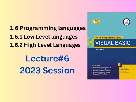 Programming Languages | Low level and High level languages Cahpter 1 Visual Basic Programming ...