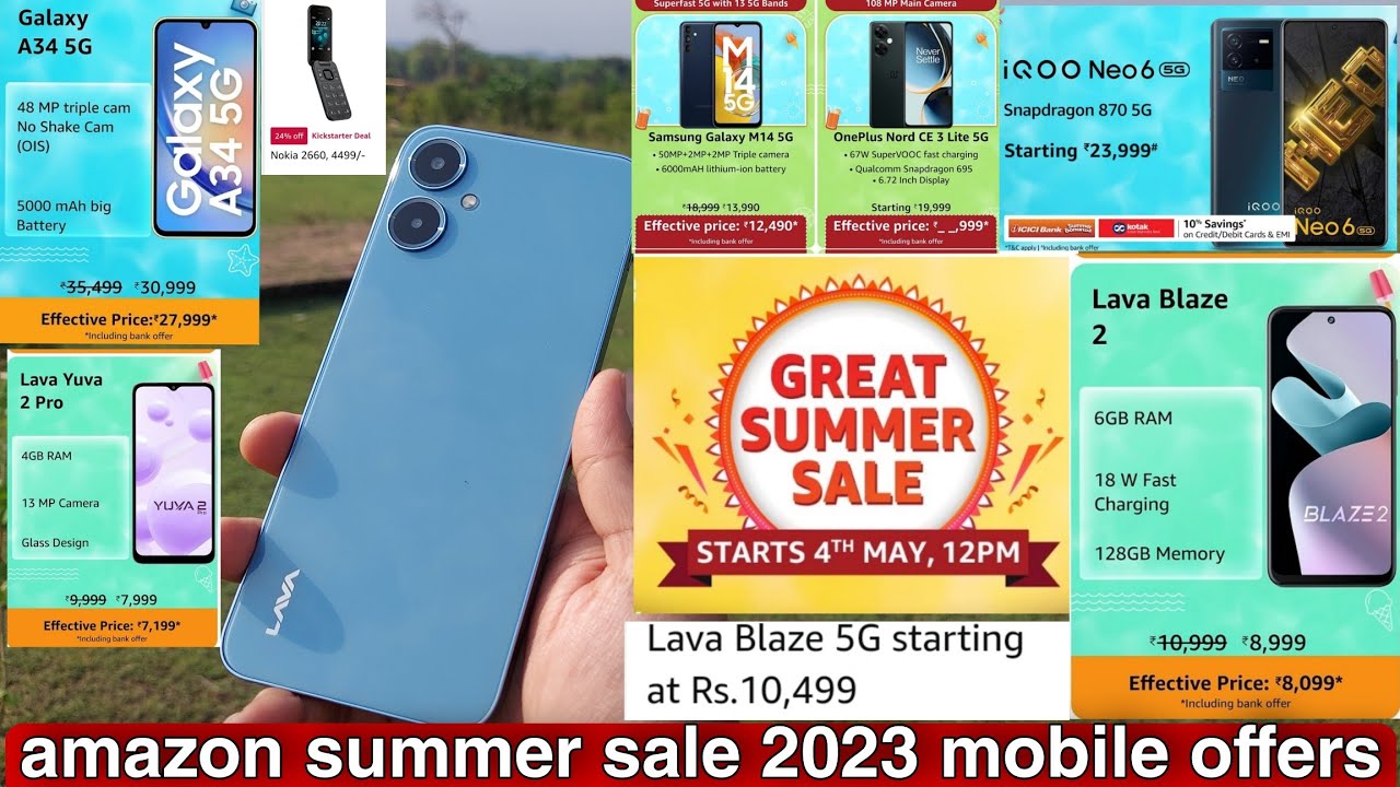 amazon summer sale 2023 mobile offers | best smartphones under 7000 to ...