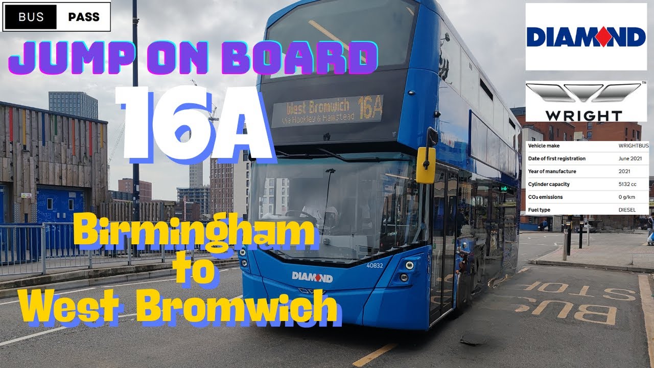 🚍💨 Route 16A from Birmingham to West Bromwich | Urban Explorer ...