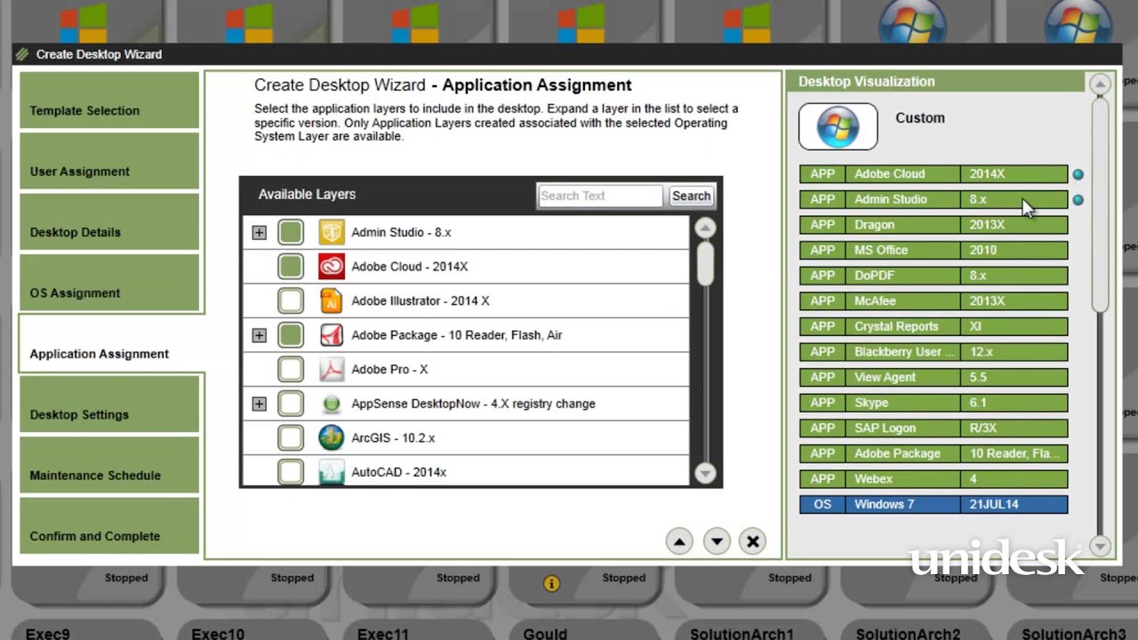 Unidesk Features: Desktop Creation - YouTube