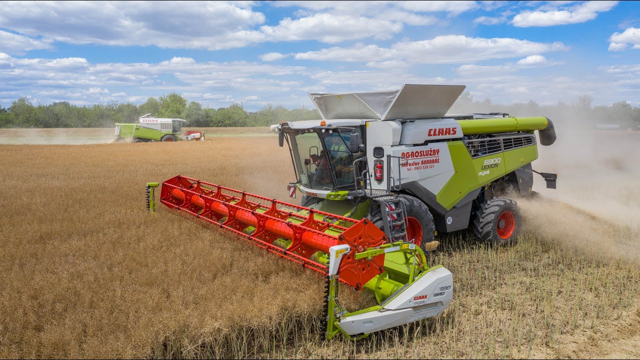 Claas Lexion 6900 | Agroslužby Miroslav Barabáš - YouTube