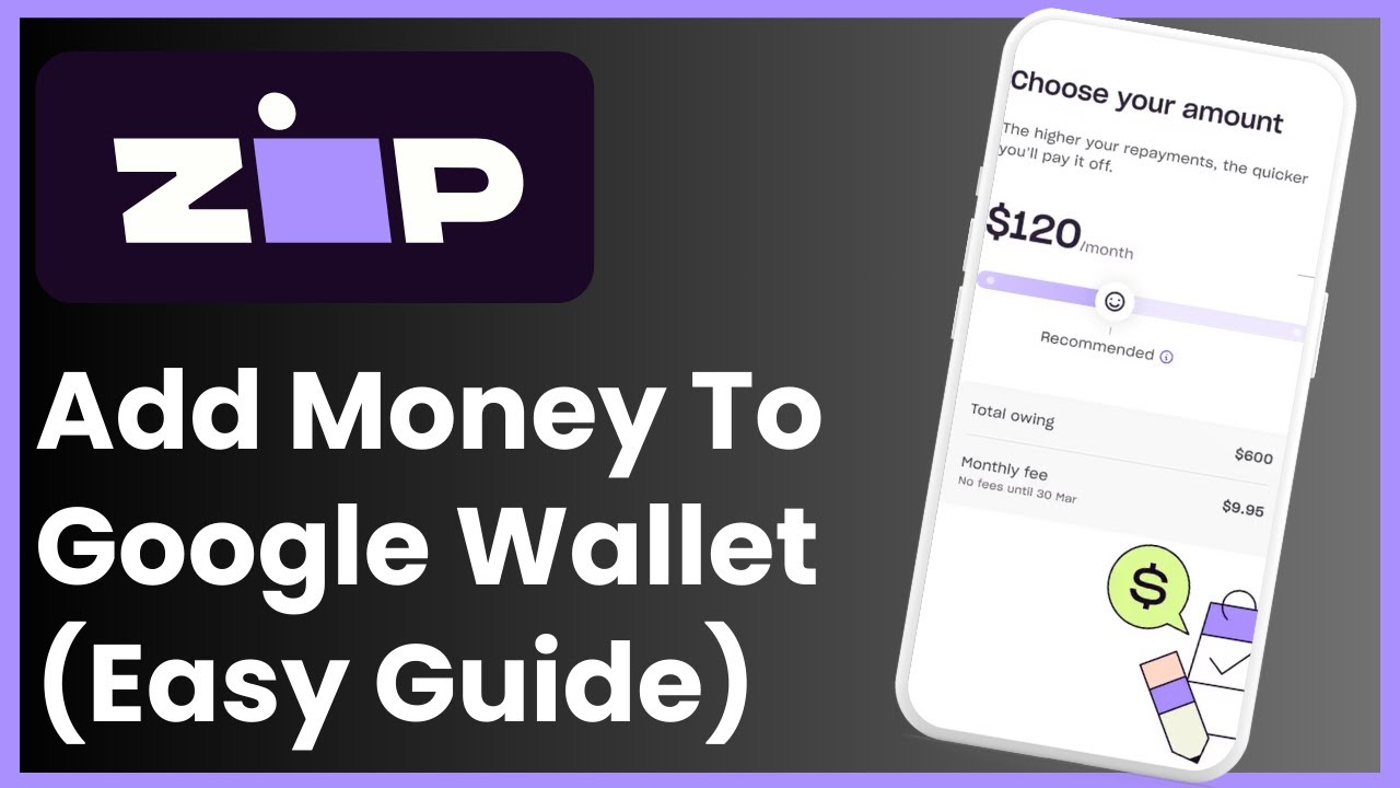 How To Add Your Zip Money To Google Wallet ! - YouTube