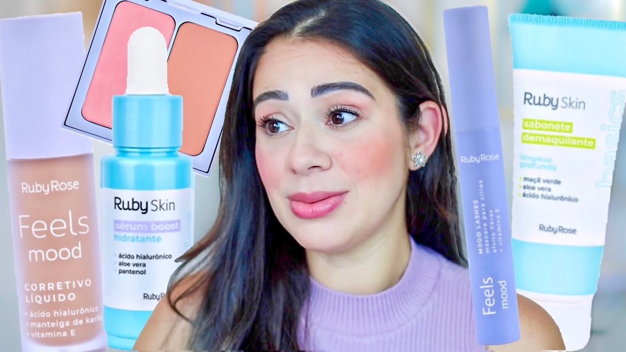 Novidades RUBY ROSE FEELS MOOD | Corretivo, Skin care , blush... - YouTube