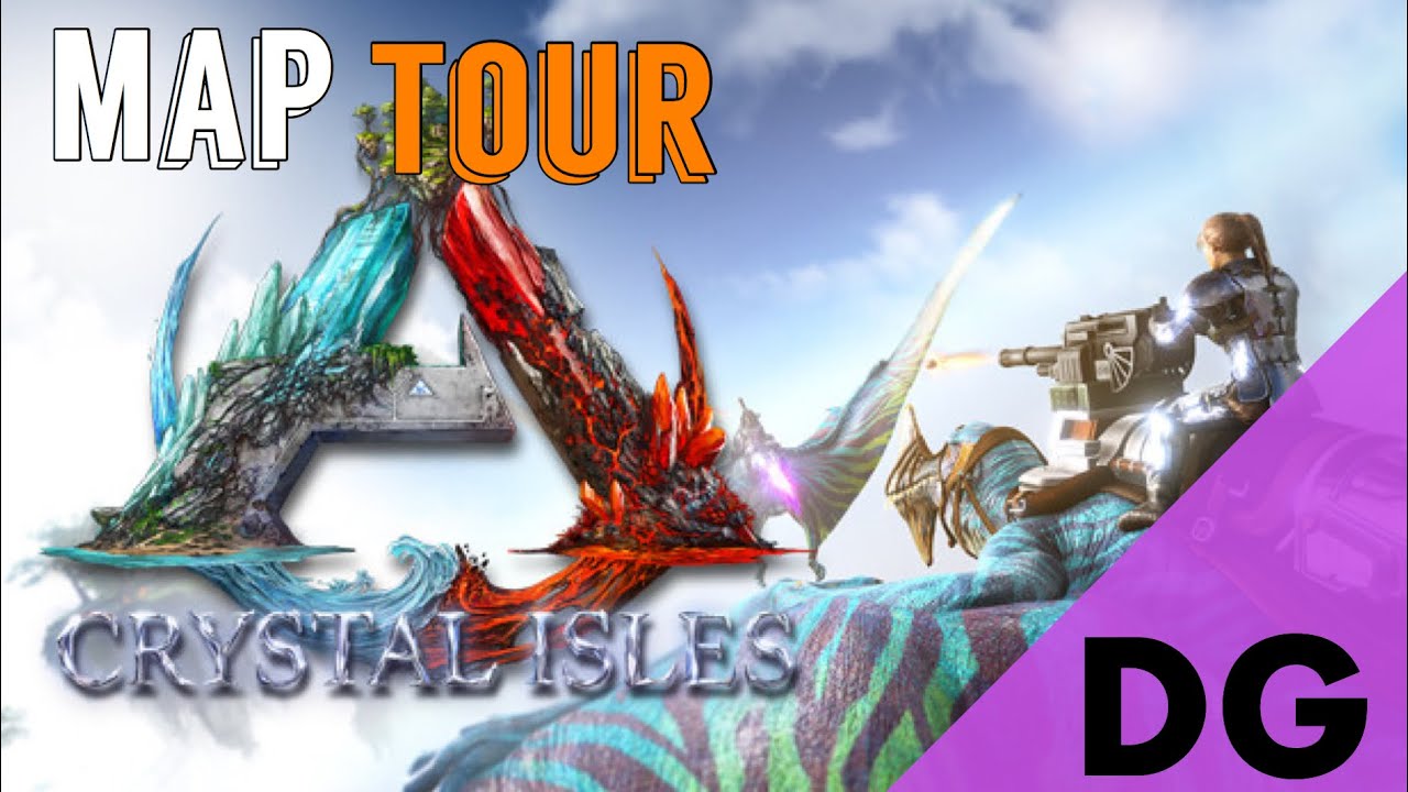 *New* Ark Crystal Isles Map Tour - YouTube