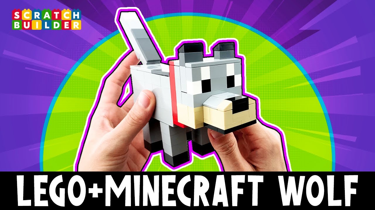 MINECRAFT LEGO WOLF BUILD - YouTube