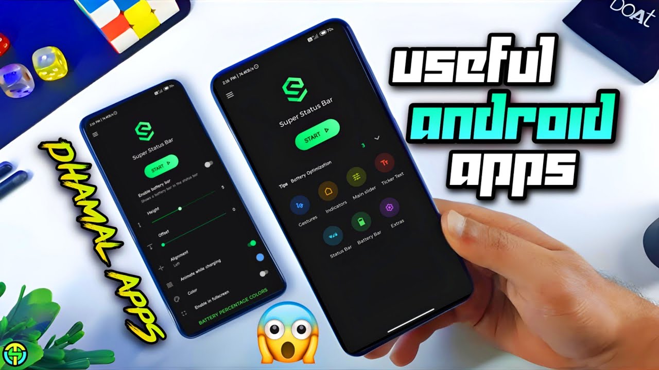 Status bar Tricks🔥 | Super Status Bar⚡ | Status bar kaise customise kare | 2023 | Hindi ...