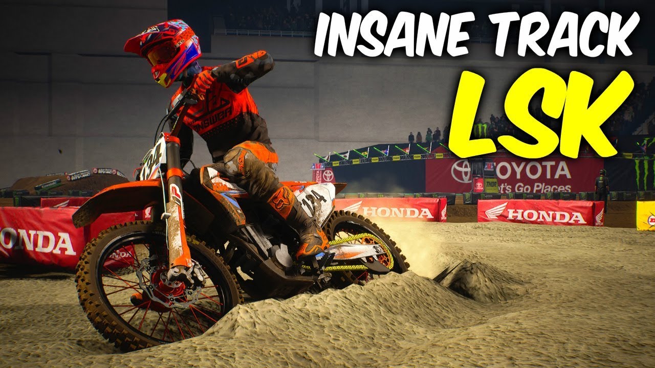 Monster energy supercross 2.Insane track LSK - Ktm 450 - YouTube