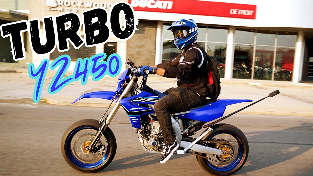 I RACED MY 100HP+ TURBO YZ450F DIRTBIKE! - YouTube