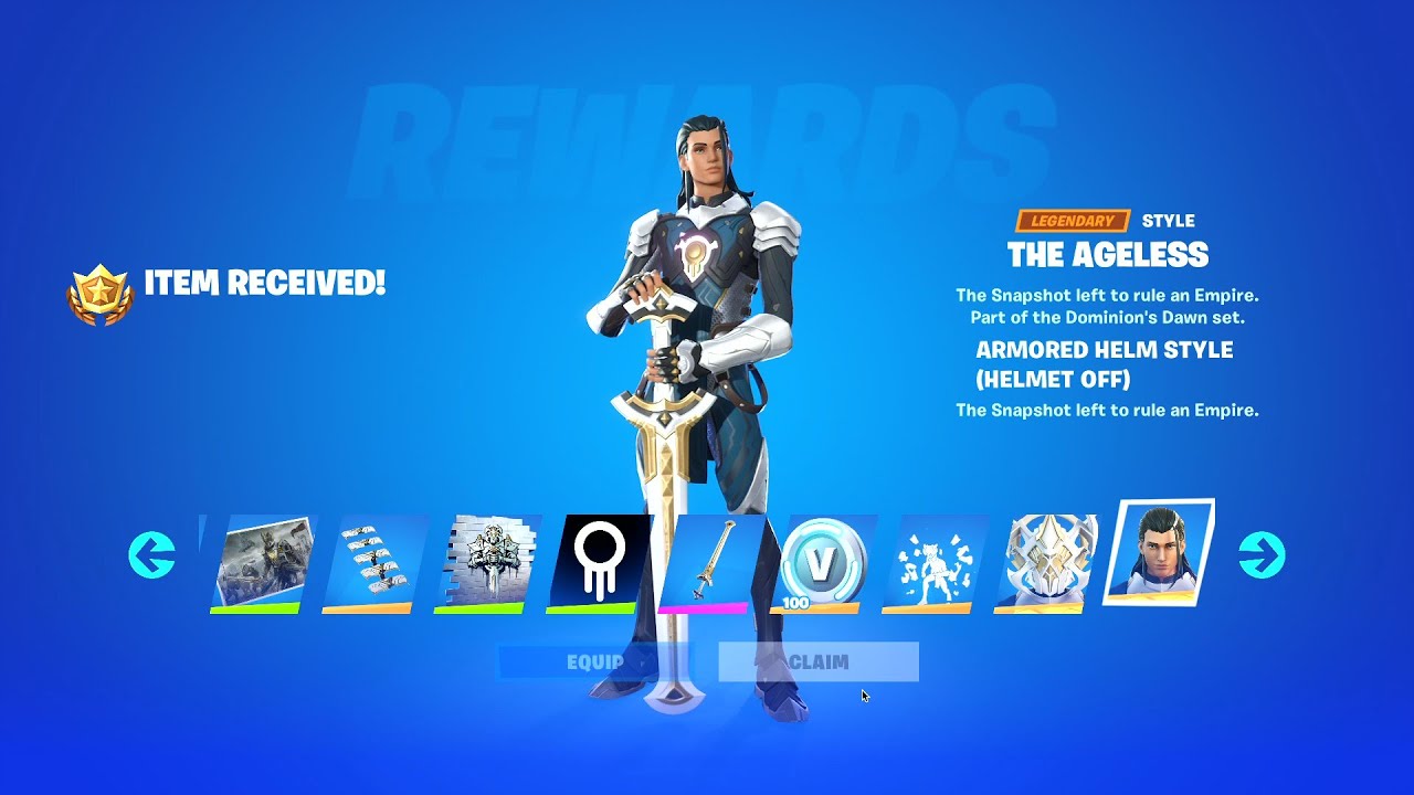 Fortnite Chapter 4 Season 1 Battle Pass claim - YouTube