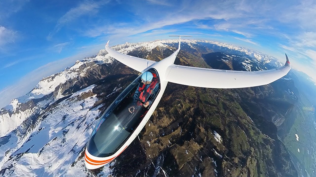 Segelfliegen 2023 – Mit dem Ventus 3 in den Alpen - YouTube