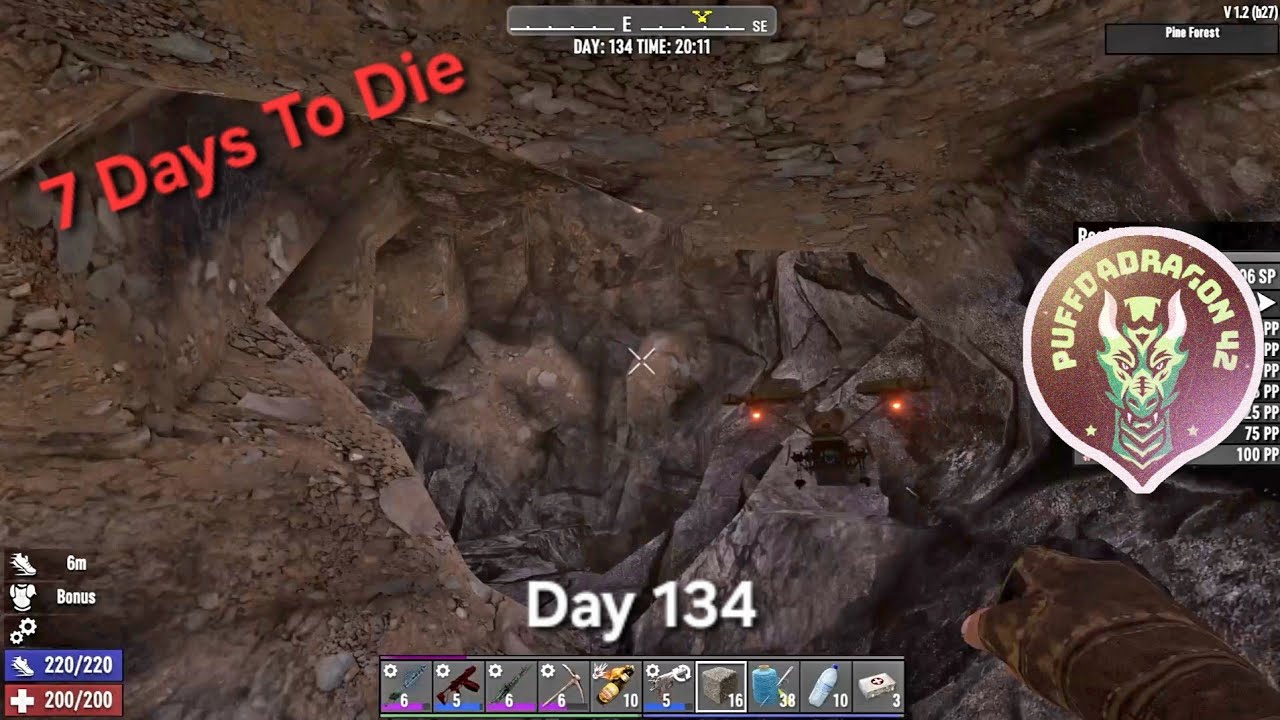 Winter patch update! Digging a Hole in search for coal! Day 134 | 7DD ... Winter patch update! Digging a Hole in search for coal! Day 134 | 7DD ...