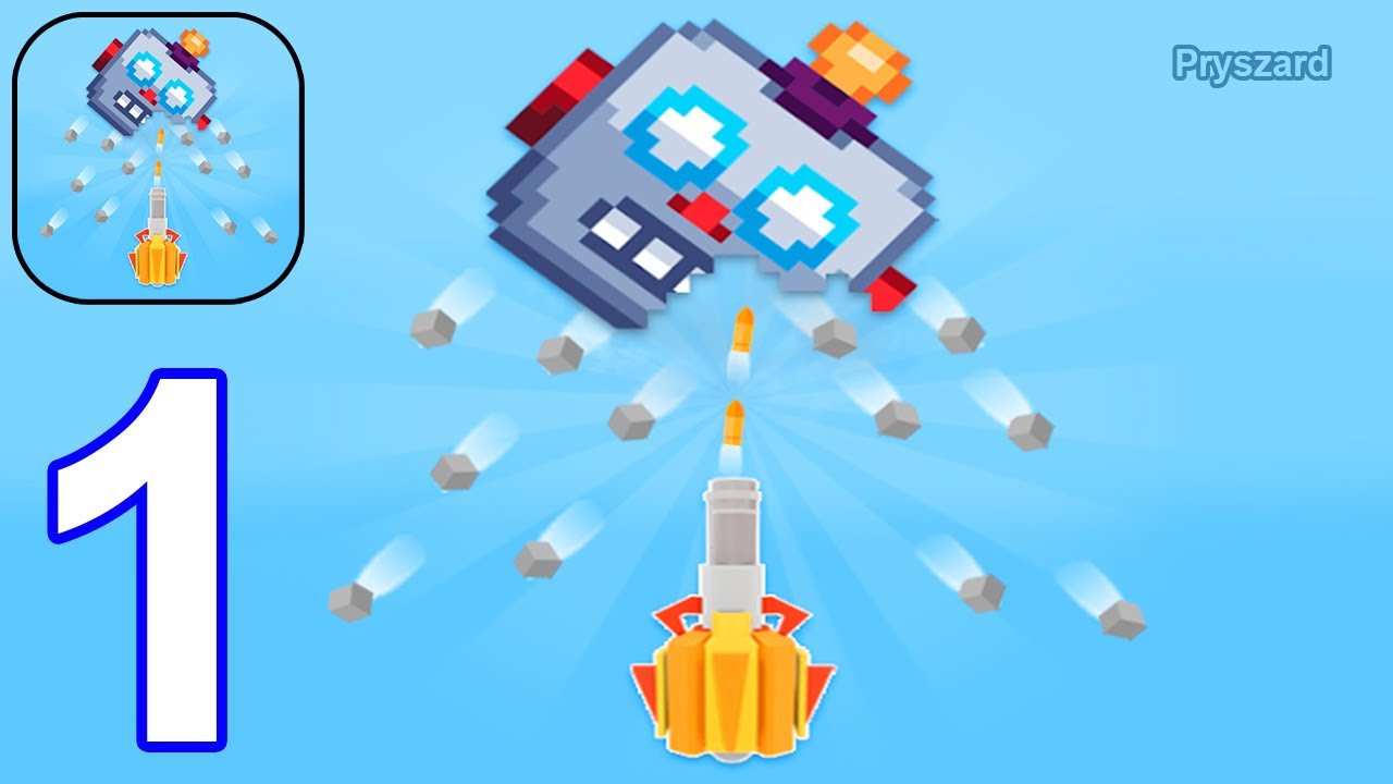 Pixel Blast - Gameplay Walkthrough Part 1 Tutorial Levels 1-12 (iOS, Android) - YouTube