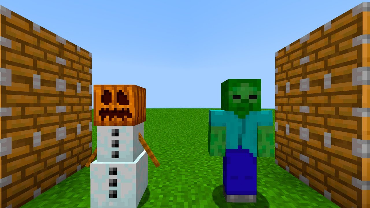 Snowman + Zombie = ? - YouTube