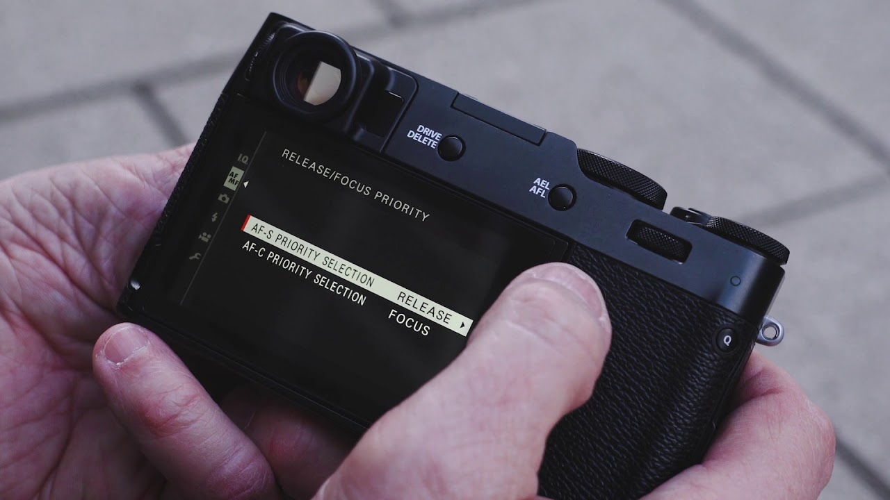 Fujifilm X100V Menu Tour - YouTube