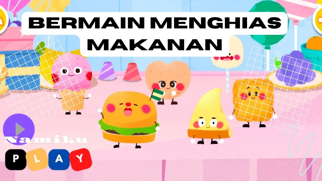 Menghias makanan untuk pesta ulang tahun | Animasi Game Baby Bus ...