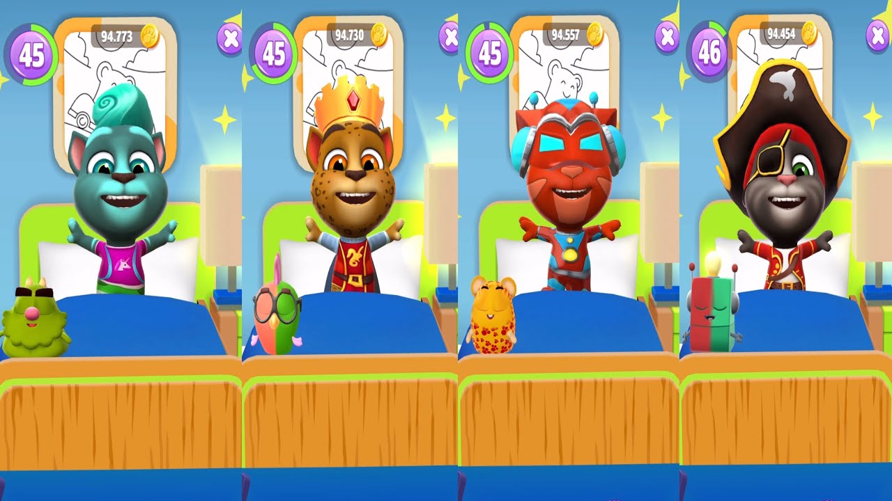 My Talking Tom 2 Fairy Vs Jungle King Vs Iron man Vs Pirate Vs My ...