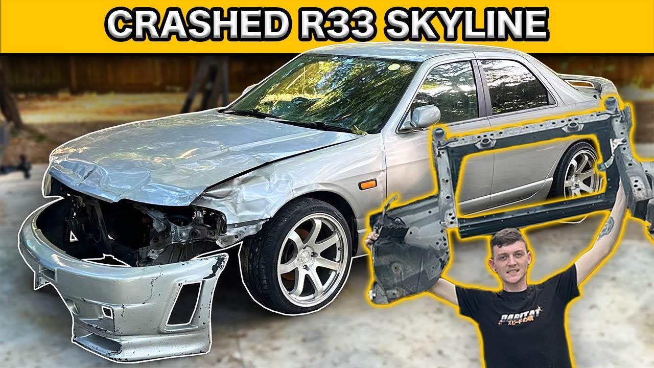 I’m FINALLY Restoring my Crashed JDM R33 Skyline - YouTube