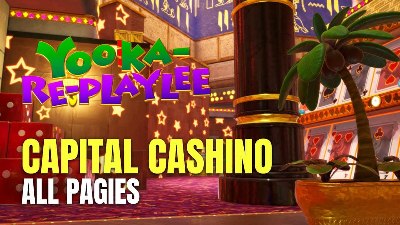 Yooka-Replaylee Capital Cashino All Pagies Locations - 100% Guide - YouTube