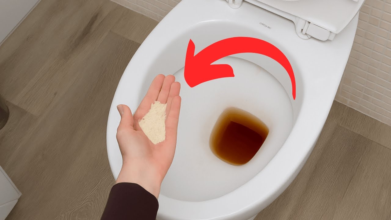 Stinkt es aus der Toilette? Eine Handvoll und das Problem ist gelöst ...