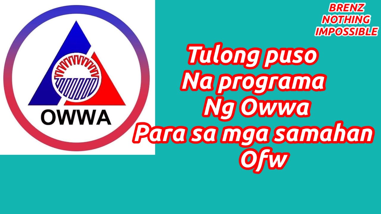 Tulong Puso Libreng livelihood Assistance mula sa Dole owwa - YouTube