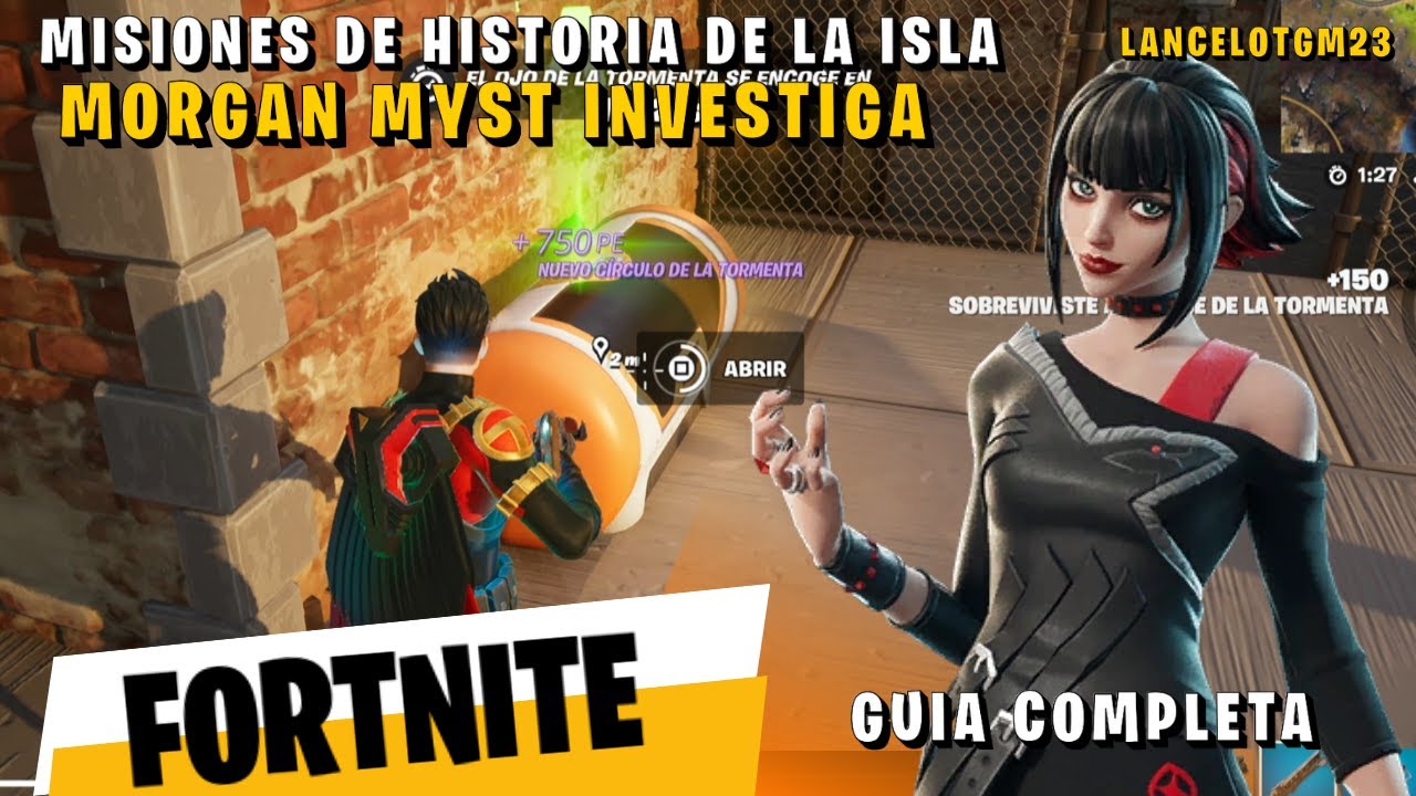 FORTNITE MISIONES DE HISTORIA DE LA ISLA MORGAN MYST INVESTIGA ...