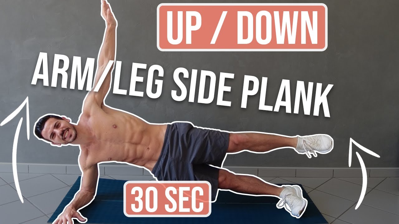 Side Plank Arm Leg Raise | Level 3 🔥🔥🔥 | Six Pack - YouTube