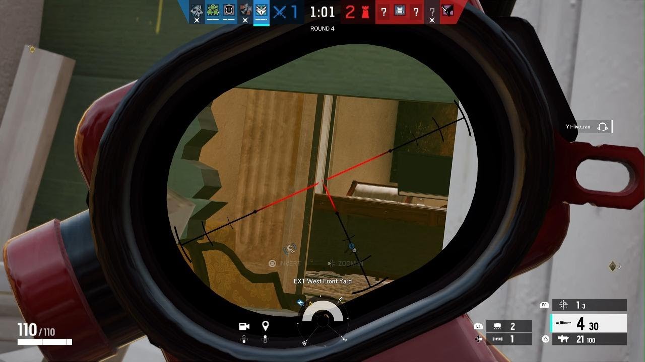 Insane Quick Scope Tom Clancy's Rainbow Six Siege!! - YouTube