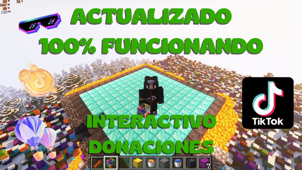 🔥TIK TOK MINECRAFT Interactivo con Donaciones - servidor actualizado ...